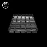 China 50 Grid Vacuum Formed Plastic Tray for Small Transformer Storage PS Material 15 Day Lead Time for sale