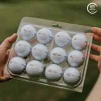 China Custom 12-Clear Plastic Blister Clamshell Packaging for Golf Balls, Wholesale Display Packaging for sale