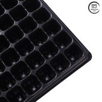 China 50 Cell Plug Seed Tray Durable Plastic Nursery Seedling Starter Tray for Plant Propagation for sale