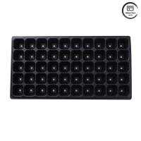 China 50 Cell Plug Seed Tray Durable Plastic Nursery Seedling Starter Tray for Plant Propagation for sale