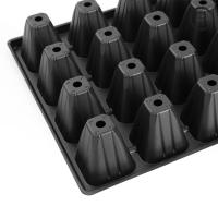 China Custom Plastic Breathable Seedling Sprouting Tray, 50-Cell Nursery Tray For Seed Germination for sale
