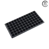 China Black PS 50-Cell Degradable Seedling Tray for Tree Planting Nursery Use for sale