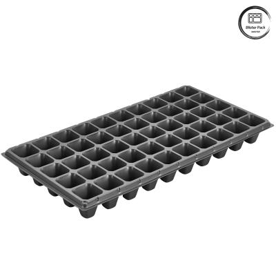 China 50 Cell Deep Seedling Tray Durable Plastic Tree Propagation Tray for Nursery Garden for sale