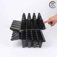 China 50 Cell Deep Seedling Tray Durable Plastic Tree Propagation Tray for Nursery Garden for sale