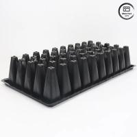 China 50 Cell Deep Seedling Tray Durable Plastic Tree Propagation Tray for Nursery Garden for sale
