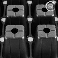China 50 Hole PS Seedling Tray Black Industrial Durable Lightweight for Optimal Growth for sale