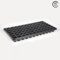 China 50 Hole PS Seedling Tray Black Industrial Durable Lightweight for Optimal Growth for sale