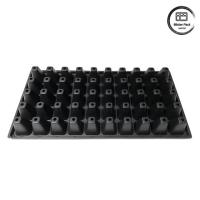 China 50 Cell Seedling Tray Black Custom Color Sturdy Design for Agriculture for sale