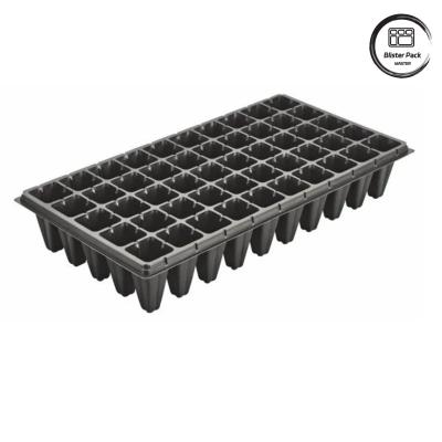 China 50 Cell Seedling Tray Black Custom Color Sturdy Design for Agriculture for sale