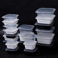 China Blister Pack Master Thickened Square Disposable Takeout Box 500ml to 1500ml Microwave Safe for sale