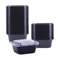 China Blister Pack Master Thickened Square Disposable Takeout Box 500ml to 1500ml Microwave Safe for sale