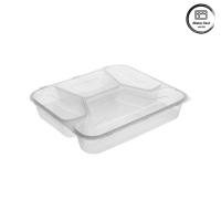 China Microwave Safe Disposable Bento Lunch Box 500-1500ml Leak-Proof Takeaway Container for sale