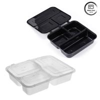 China Microwave Safe Disposable Bento Lunch Box 500-1500ml Leak-Proof Takeaway Container for sale