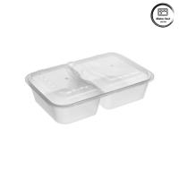 China Disposable Black Lunch Box 1-4 Compartments Microwave Safe Leak-Proof 500-1500ml Food Container for sale