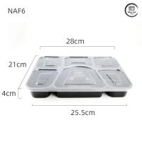 China Black Disposable Lunch Box with 1-4 Compartments, Microwave Safe & Leak-Proof Design for sale