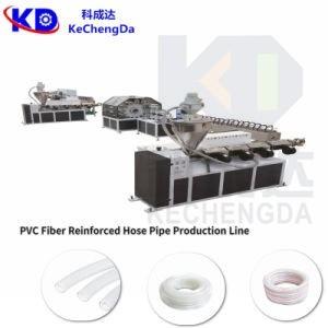 China 60kg/H Fiber Reinforced PVC Pipe Production Line Hose Pipe Making Machine for sale