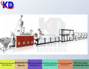 China SJSZ65 Four Cavity Pvc Pipe Line Conduit Pipe Machine 120 - 250kg/H for sale