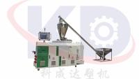 China Waste Plastic 240kg/H Wood WPC Profile Extruder Machine PE WPC PP Extruder Machine for sale