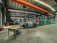 China 5.5kgs/M2 PVC Wall Panel Extrusion Line Plastic Wood Grain PE Extruder Machine for sale