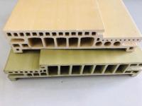 China Customized Plastic PVC Co Extrusion Profiles WPC Profile Machine For Ceiling for sale