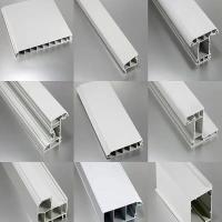 China Customized Plastic PVC Co Extrusion Profiles WPC Profile Machine For Ceiling for sale
