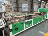 China Automatic Buckle Plate Plastic Profile Extruder Machine UPVC PVC Profile Extruder for sale