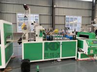 China Automatic Buckle Plate Plastic Profile Extruder Machine UPVC PVC Profile Extruder for sale