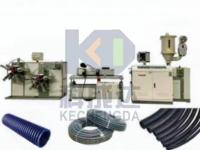 China 50 To 160mm Plastic Pipe Production Line PVC PE Single Wall Corrugated Pipe Machine for sale