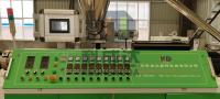 China 37kw PVC Plastic Profile Extruder Machine Grille Wall Panel 180kg/H Wpc Extruder Machine for sale