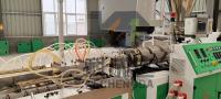 China 37kw PVC Plastic Profile Extruder Machine Grille Wall Panel 180kg/H Wpc Extruder Machine for sale