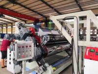 China Spc Flooring Plastic Board Extrusion Line Plastic Sheet Extrusion Machine 750kg/H for sale