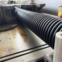 China High Speed PP PE PA PVC Single Wall Corrugated Pipe Extrusion Line Plastic Hose Extruder for sale