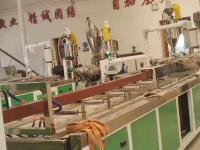 China PE Wood Plastic Wall Panel/Door Frame/Ceiling Overlapping Wood Plastic Profile Machine for sale
