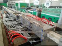 China High Efficiency PVC Wood Plastic Door Cover Production Line for sale