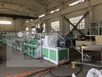 China High Efficiency PVC Wood Plastic Door Cover Production Line for sale