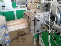 China High Efficiency PVC Wood Plastic Door Cover Production Line for sale