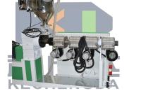 China plastic extruder 9-50mm PP PE PVC PA Nylon Plastic Single Wall Corrugated Pipe Extrusion Machine line for making electri for sale