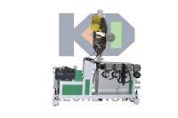 China plastic extruder 9-50mm PP PE PVC PA Nylon Plastic Single Wall Corrugated Pipe Extrusion Machine line for making electri for sale