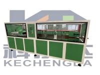 China Wood Plastic Composited Product Making Machine/pvc Pe Pp Wpc Door Floor Decorative Profile Board Panel Extrusion Product for sale