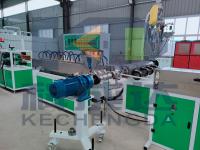 China Fully Automatic PVC Fiber Braided Reinforced 3 Layer Garden Hose Pipe Extruder Making Machine Production Line for sale