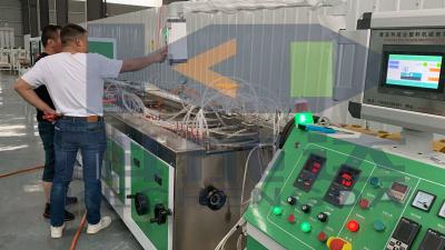 China Plastic Profile Equipment PVC Plastic Steel Door And Window Profile Production Line for sale