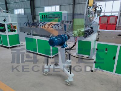 China Fully Automatic PVC Fiber Braided Reinforced 3 Layer Garden Hose Pipe Extruder Making Machine Production Line for sale