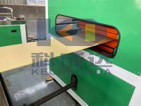 China Automatic Twin Screw PVC Online Laminated Ceiling Gusset Partition Board Extruder for sale