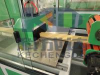 China PVC Wood Plastic Balcony Ceiling Material Grille Plate Production Line Automatic for sale