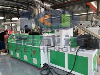 China PE PVC Profile Extrusion Machine Automatic Wood Plastic Door Floor Profile Production Line for sale
