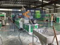 China PE PVC Profile Extrusion Machine Automatic Wood Plastic Door Floor Profile Production Line for sale