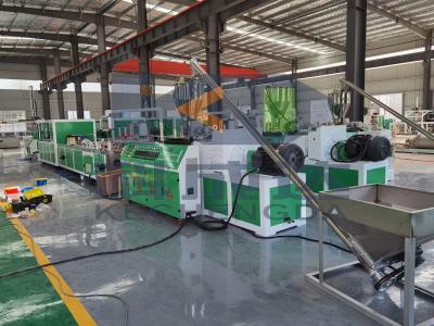 China Plastic PVC PE Wood Production Line WPC Wall Panel Profile Extruder Plant Equipment for sale