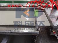 China PVC Ceiling Panel Wall Panel Extrusion Line With Hot Stamping Machine for sale