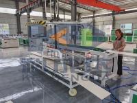 China PVC Ceiling Panel Wall Panel Extrusion Line With Hot Stamping Machine for sale
