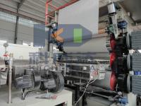 China High Output Pvc Fascia Board Machine PVC Imitation Marble Slab Production Line for sale